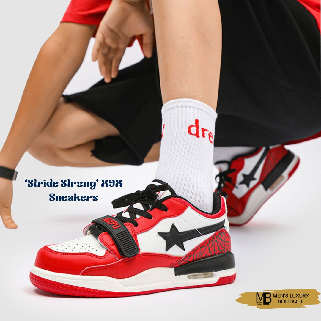 'Stride Strong' X9X Sneakers: Power in Every Pattern – Men's Luxury Boutique - X9X™